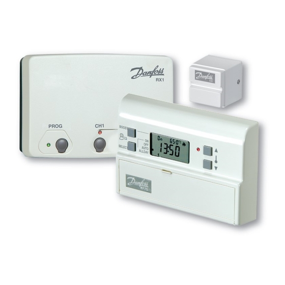 DANFOSS WP75- RF INSTALLATION & USER'S INSTRUCTIONS Pdf Download ...