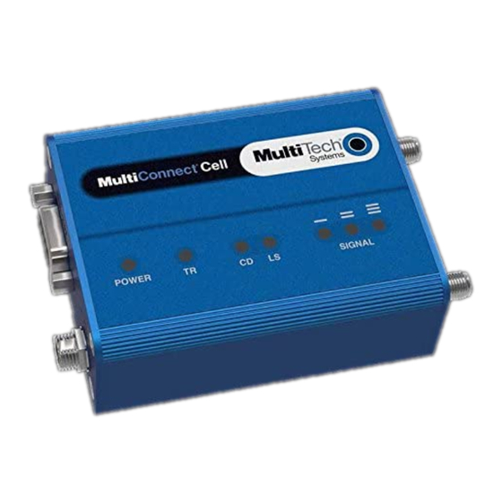 MULTITECH MULTICONNECT CELL MTC-H5 USER MANUAL Pdf Download | ManualsLib