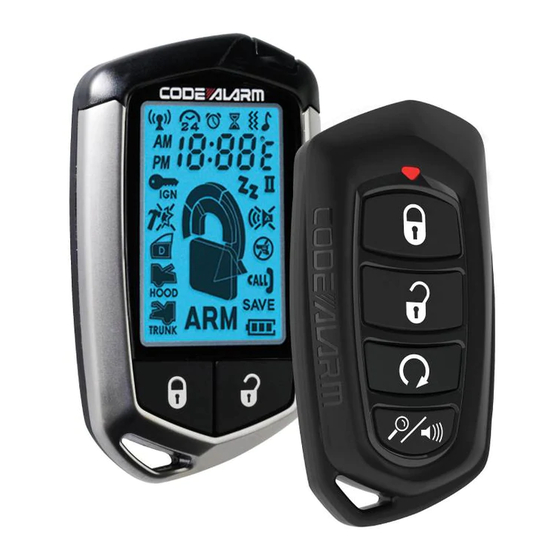 CODE ALARM PROFESSIONAL SERIES CA6554 OWNER'S MANUAL Pdf Download ...