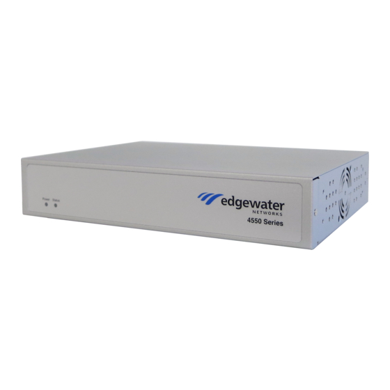EDGEWATER NETWORKS EDGEMARC 4550 QUICK START MANUAL Pdf Download ...