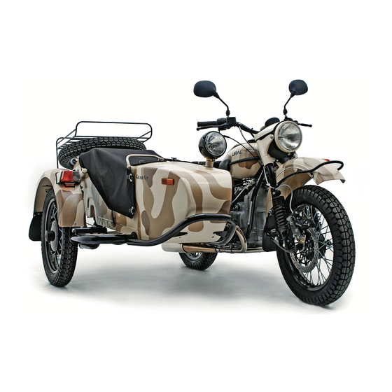 URAL MOTORCYCLES 2012 ALL MODELS OWNER'S MANUAL Pdf Download | ManualsLib