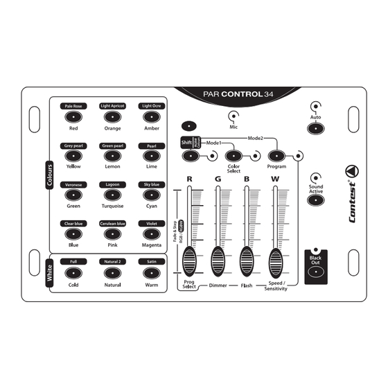 CONTEST PAR CONTROL 34 USER MANUAL Pdf Download | ManualsLib
