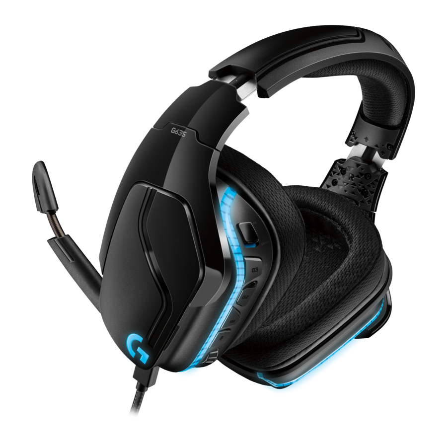 LOGITECH G635 HEADSET USER MANUAL | ManualsLib