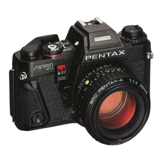 PENTAX PROGRAM A MANUAL Pdf Download | ManualsLib