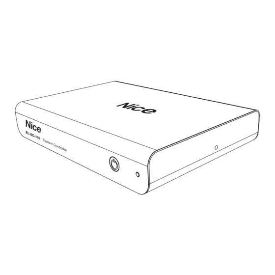 NICE EL-SC-150 QUICK INSTALL MANUAL Pdf Download | ManualsLib