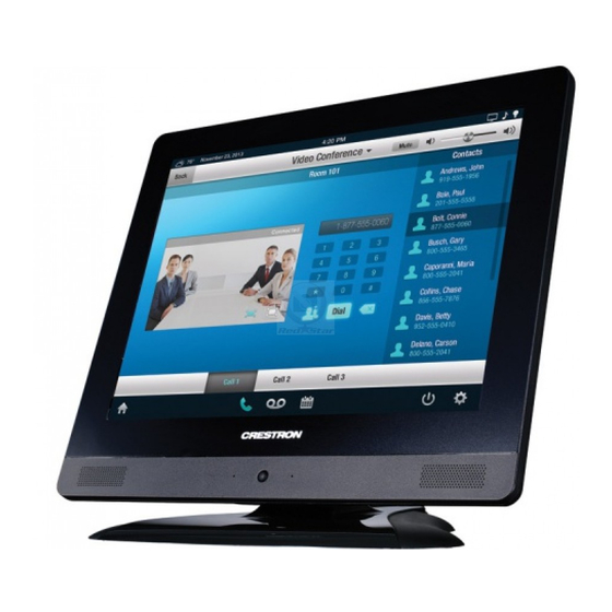 CRESTRON V-PANEL TPMC-V12 OPERATING MANUAL Pdf Download | ManualsLib