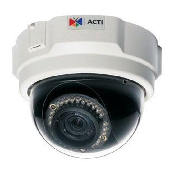 ACTI TCM-3011 HARDWARE USER MANUAL Pdf Download | ManualsLib