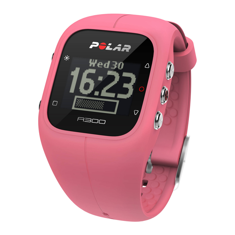 POLAR ELECTRO A300 USER MANUAL Pdf Download | ManualsLib