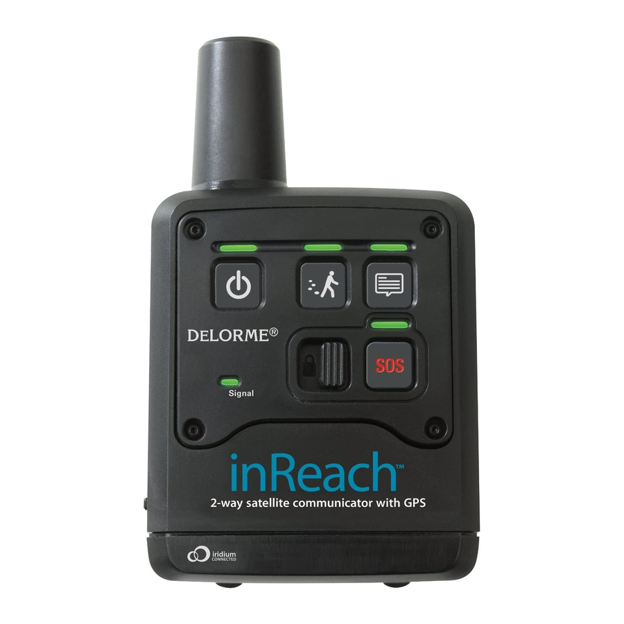 DELORME INREACH QUICK START MANUAL Pdf Download | ManualsLib