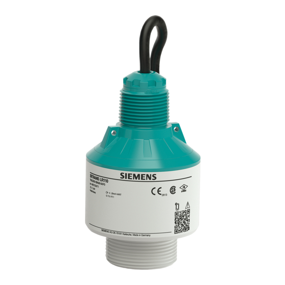 SIEMENS SITRANS L OPERATING INSTRUCTIONS MANUAL Pdf Download | ManualsLib