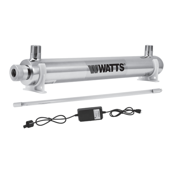 WATTS PURE WATER PWUV SERIES INSTALLATION, OPERATION AND MAINTENANCE ...