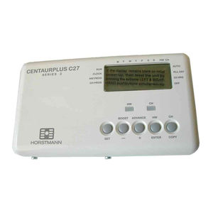 HORSTMANN CENTAURPLUS C27 USER OPERATING INSTRUCTIONS MANUAL Pdf ...