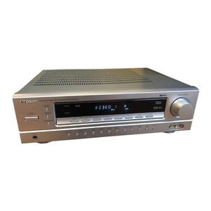PROSON RV2600 DTS OWNER'S MANUAL Pdf Download | ManualsLib