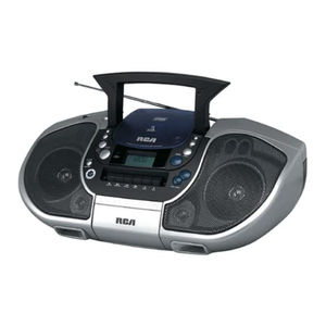 User Manuals: Rca RCD103 Stereo Boombox
