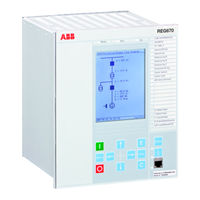 ABB REG670 OPERATOR'S MANUAL Pdf Download | ManualsLib