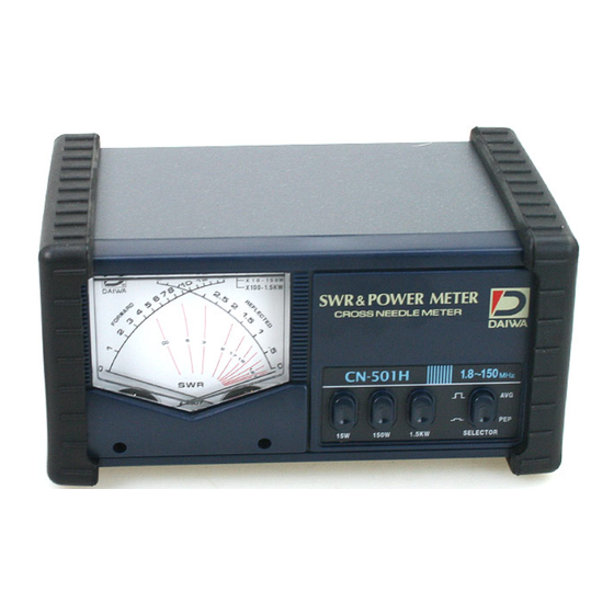 DAIWA CN-501 SERIES INSTRUCTION MANUAL Pdf Download | ManualsLib