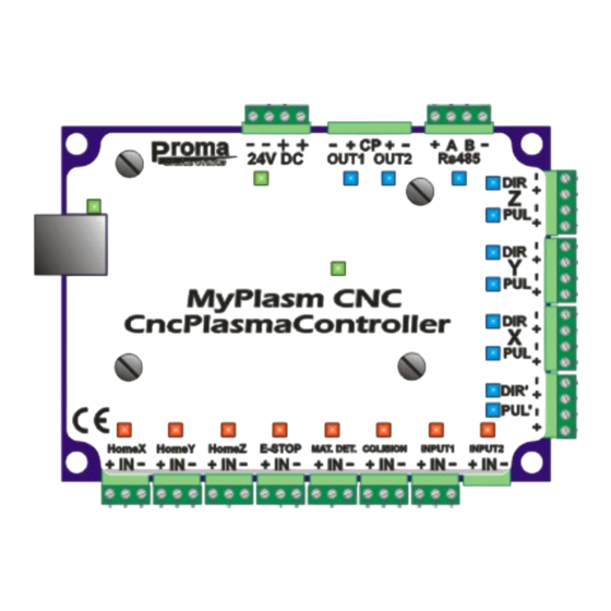 PROMA MYPLASM CNC INSTALLER MANUAL Pdf Download | ManualsLib
