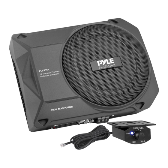 PYLE PLBX10A USER MANUAL Pdf Download | ManualsLib