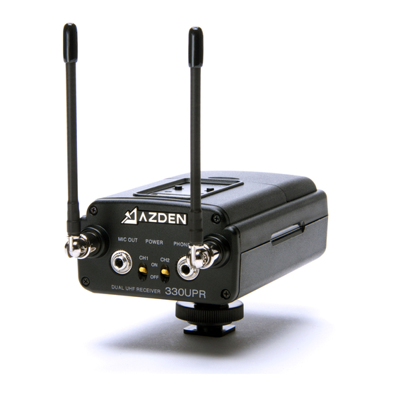 AZDEN 330 UPR USER MANUAL Pdf Download | ManualsLib