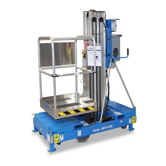 GENIE IWP SUPER SERIES OPERATOR'S MANUAL Pdf Download | ManualsLib