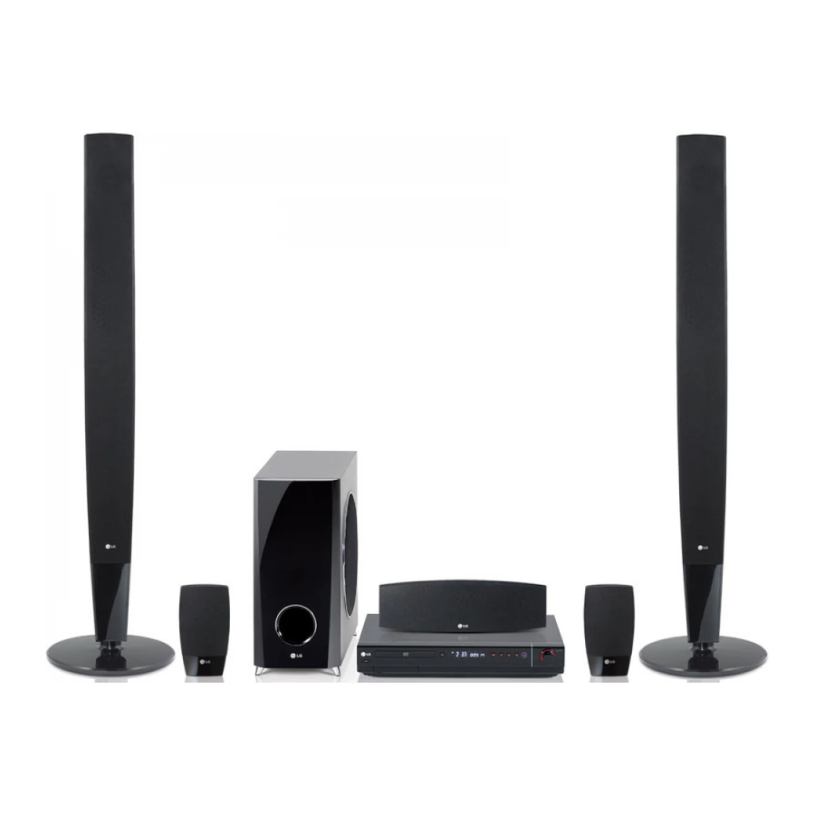LG HT503PH HOME THEATER SYSTEM MANUAL | ManualsLib