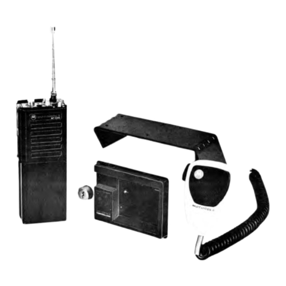 MOTOROLA CONVERTA-COM MT500 BBU SERIES OPERATING INSTRUCTIONS Pdf ...
