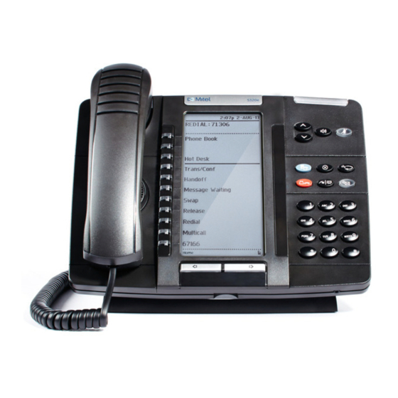 MITEL MIVOICE 5320E QUICK REFERENCE MANUAL Pdf Download | ManualsLib