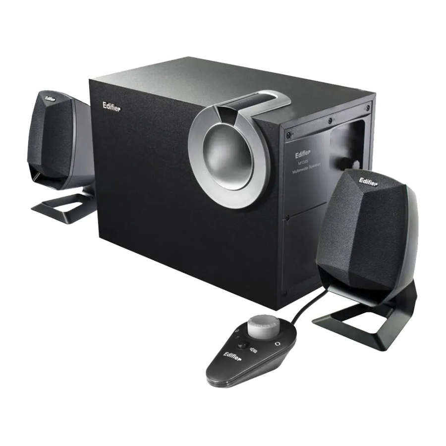 EDIFIER M1310 USER MANUAL Pdf Download | ManualsLib
