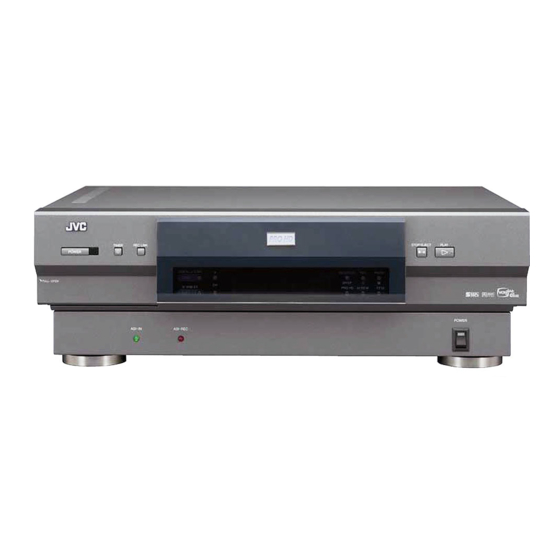 JVC SR-VDA300U INSTRUCTIONS MANUAL Pdf Download | ManualsLib