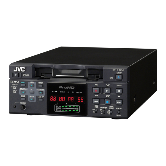JVC BR-HD50 INSTRUCTION MANUAL Pdf Download | ManualsLib