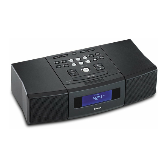 BOSTON ACOUSTICS MICROSYSTEM CD OWNER'S MANUAL Pdf Download | ManualsLib