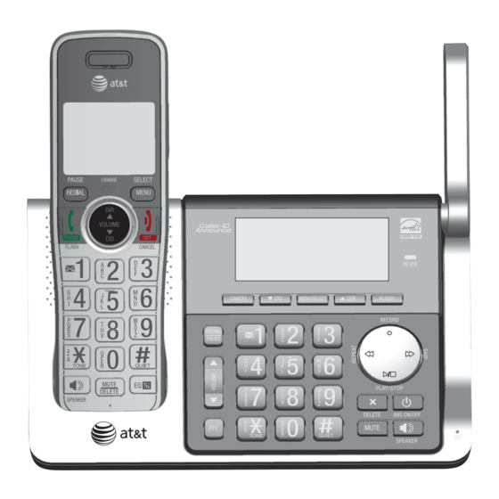 AT&T CL83114 COMPLETE USER'S MANUAL Pdf Download | ManualsLib