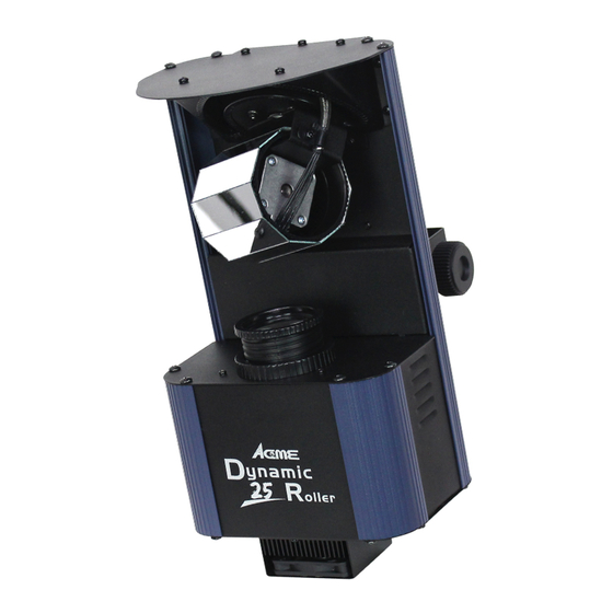 ACME DYNAMIC 25 ROLLER LED-SC25B USER MANUAL Pdf Download | ManualsLib