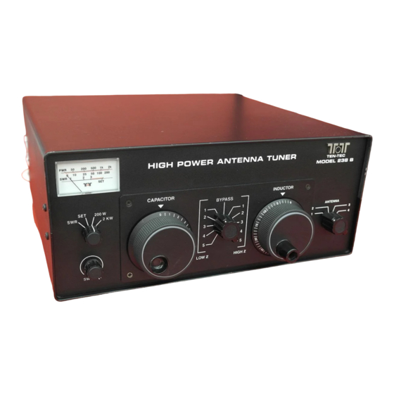 TEN-TEC 238B OPERATOR'S MANUAL Pdf Download | ManualsLib