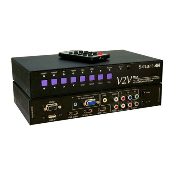 SMART-AVI V2VMAX USER MANUAL Pdf Download | ManualsLib