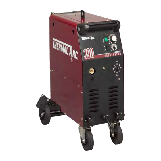 THERMAL ARC 190 FABRICATOR SERVICE MANUAL Pdf Download | ManualsLib
