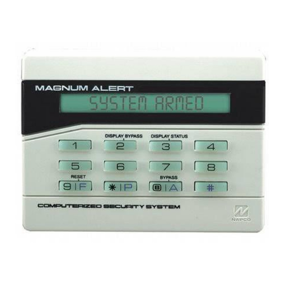 NAPCO RP1000ELCD OPERATING AND INSTALLATION INSTRUCTIONS Pdf Download ...