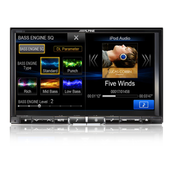 ALPINE X800D-U OWNER'S MANUAL Pdf Download | ManualsLib
