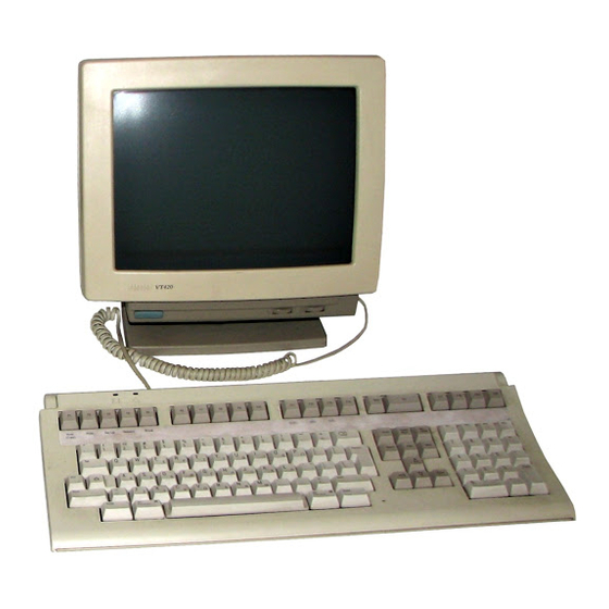 DEC VT420 SERVICE MANUAL Pdf Download | ManualsLib