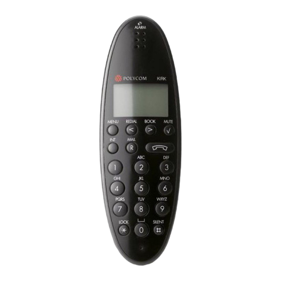POLYCOM KIRK 4020 DECT FEATURES MANUAL Pdf Download | ManualsLib