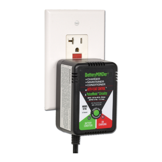 BATTERYMINDER PLUS 12106 INSTRUCTION MANUAL Pdf Download | ManualsLib