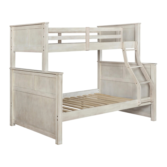 Coaster 461252 White Bunk Bed Manuals
