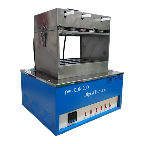 DRAWELL DW-KDN-20D OPERATING INSTRUCTIONS MANUAL Pdf Download | ManualsLib