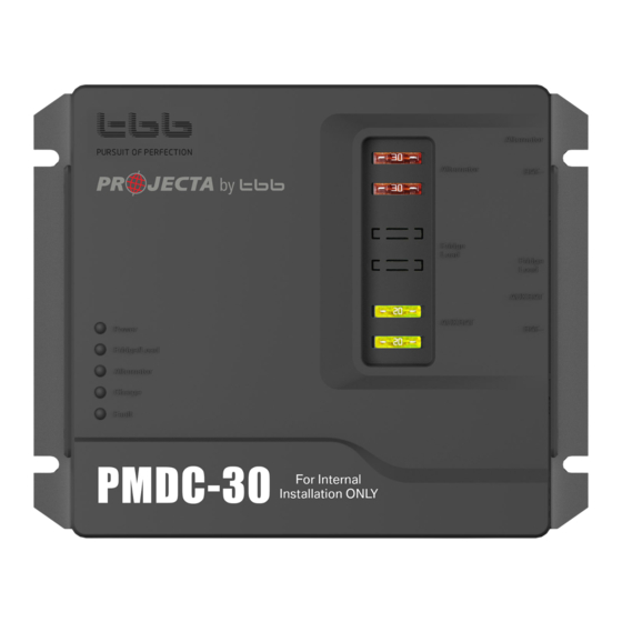 TBB PROJECTA PMDC-30 INSTRUCTION MANUAL Pdf Download | ManualsLib