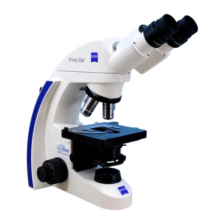 Zeiss Primo Star Manual | ManualsLib
