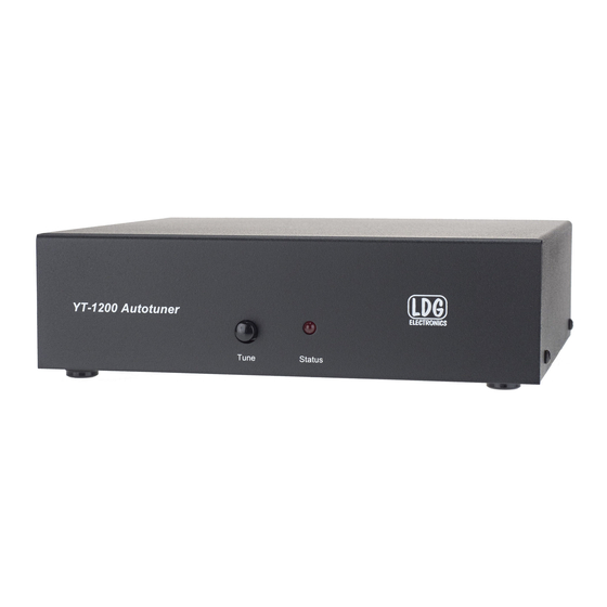 LDG YT-1200 TUNER MANUAL | ManualsLib