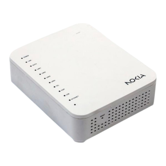 Nokia ONT G-240G-F Optical Network Terminal User Manual | ManualsLib