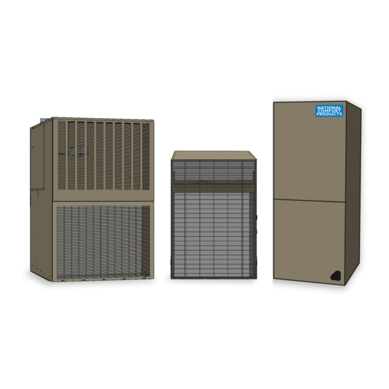 NATIONAL COMFORT PRODUCT COMFORT PACK GAS INSTALLATION INSTRUCTIONS ...