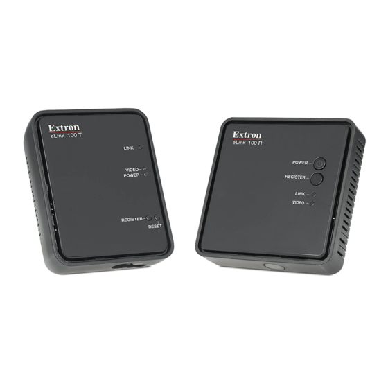 EXTRON ELECTRONICS ELINK 100 SETUP MANUAL Pdf Download | ManualsLib