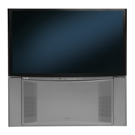 HITACHI 57F59A SERVICE MANUAL Pdf Download | ManualsLib